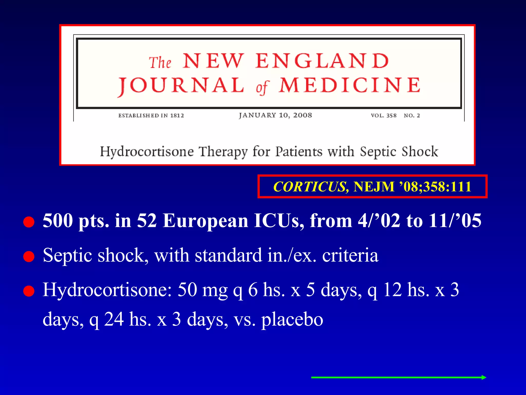 Management of Sepsis | PPT
