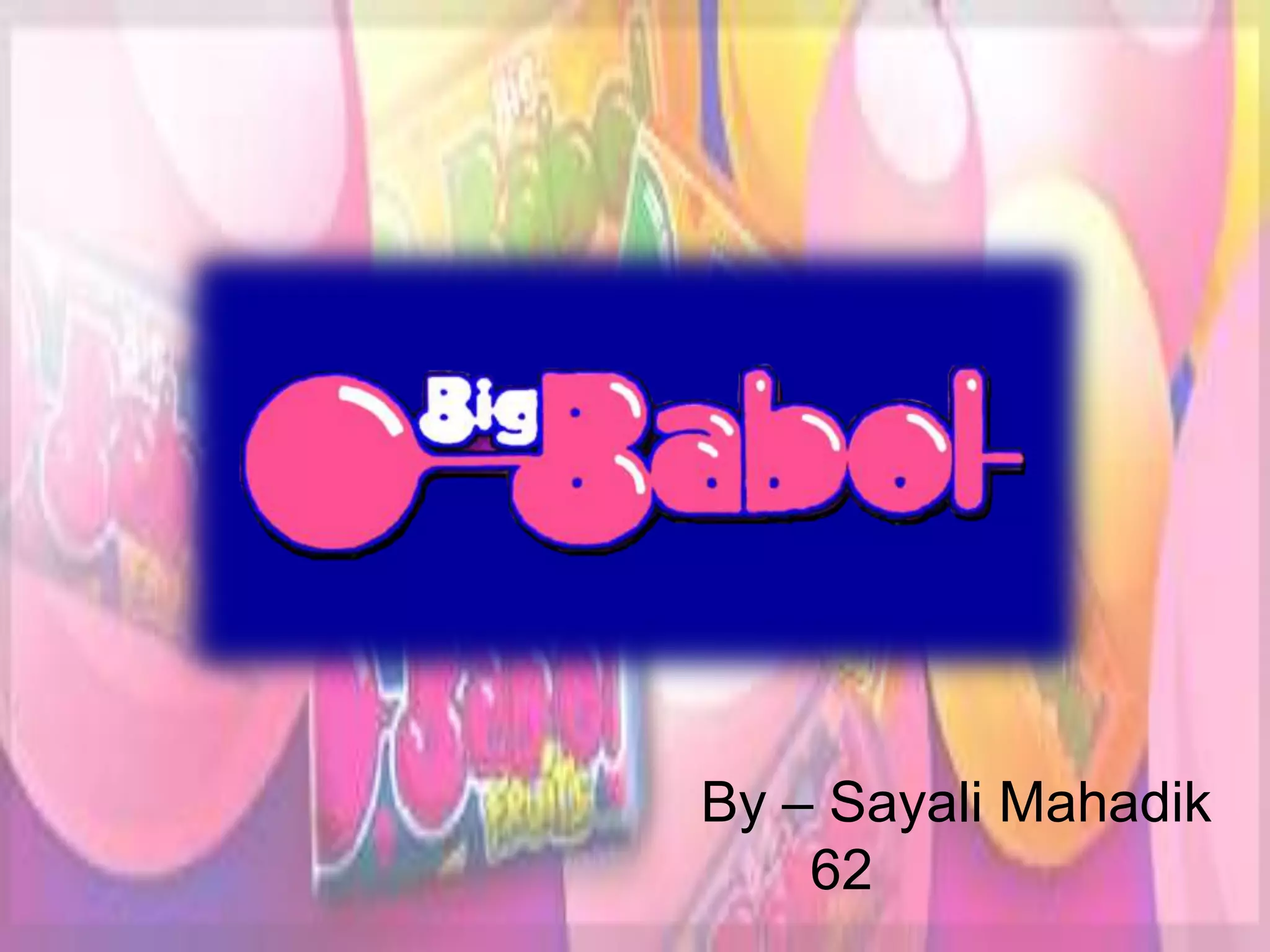 new product development - big babool | PPT