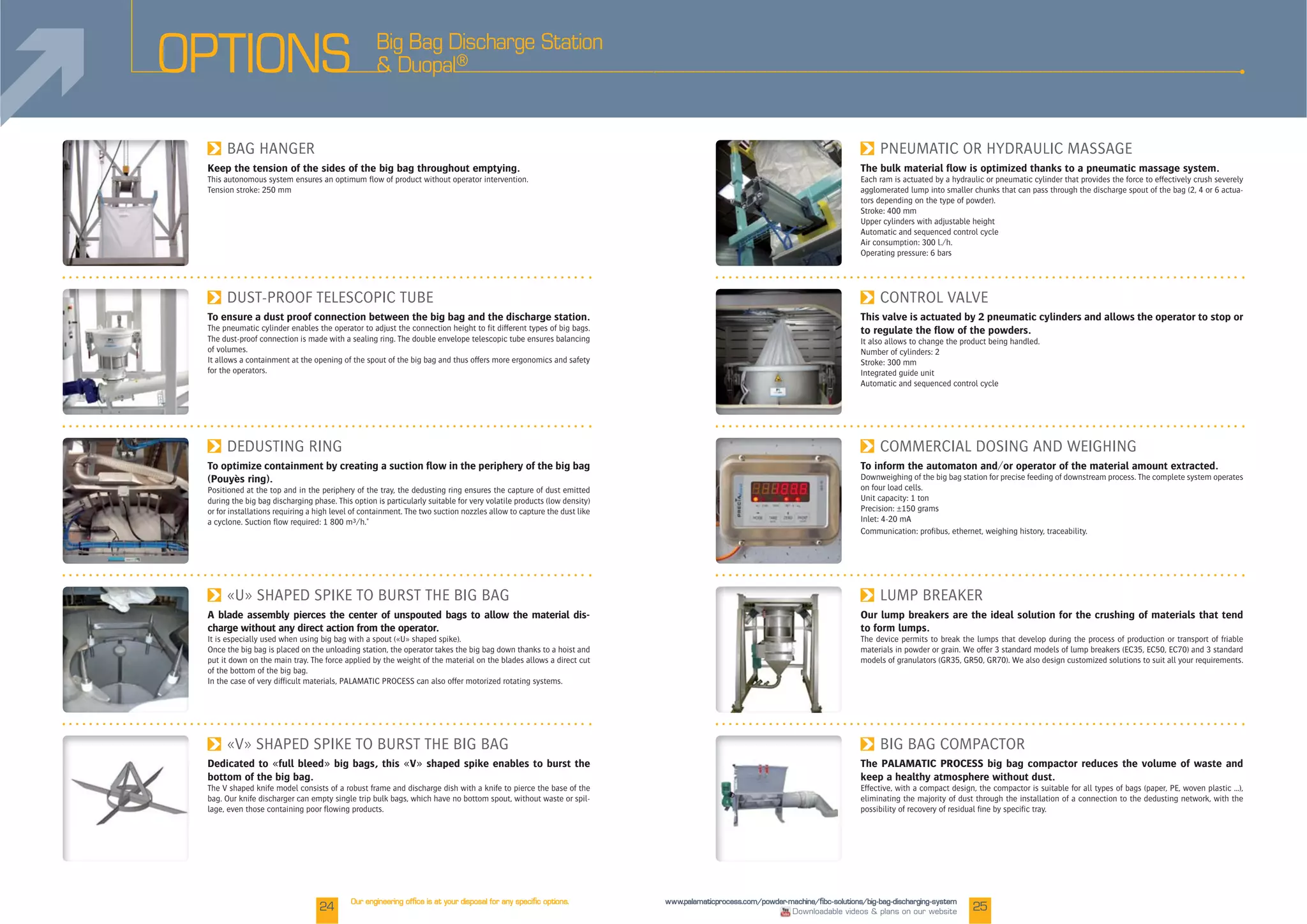 Big bag discharge station palamatic process | PDF