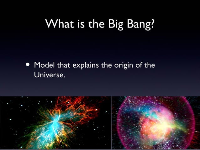 Big bang | PPT | Physics | Science