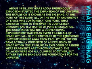 Big Bang | PPTX