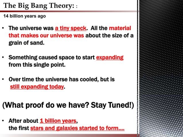 The Big Bang Theory | PPT