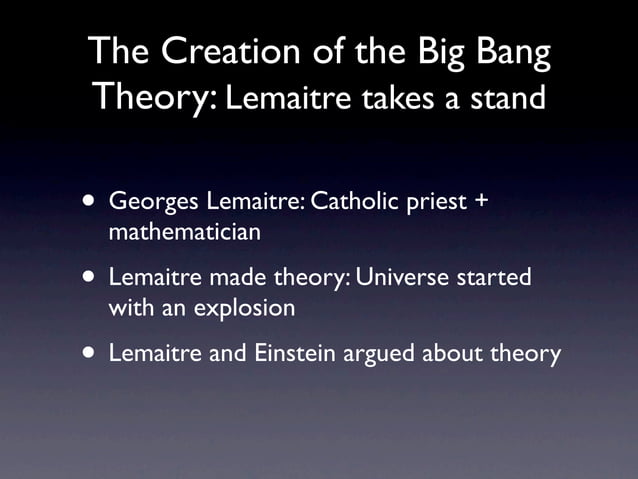 The Big Bang | PPT