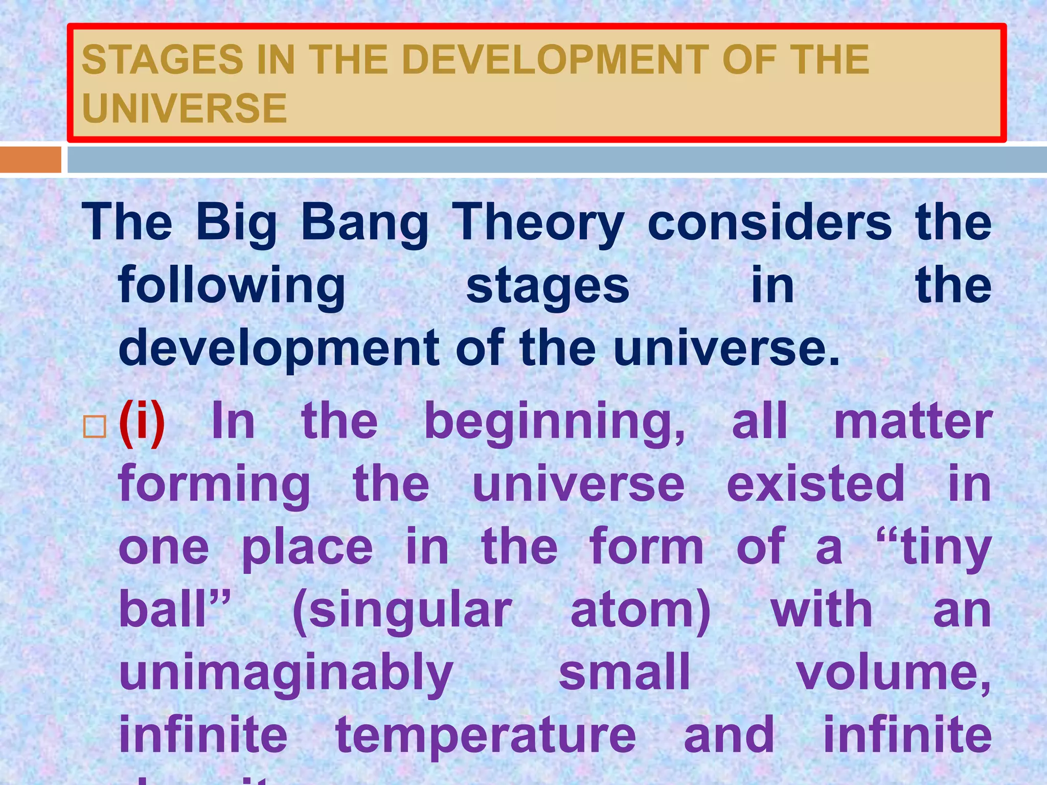 Big bang theory | PPT