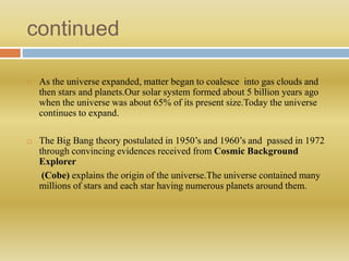 Big bang theory | PPT