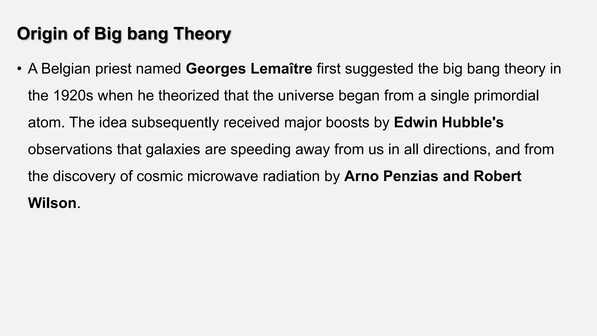 Big bang theory explained | PPTX