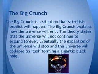 Big bang theory2 | PPT | Space and Astronomy | Science