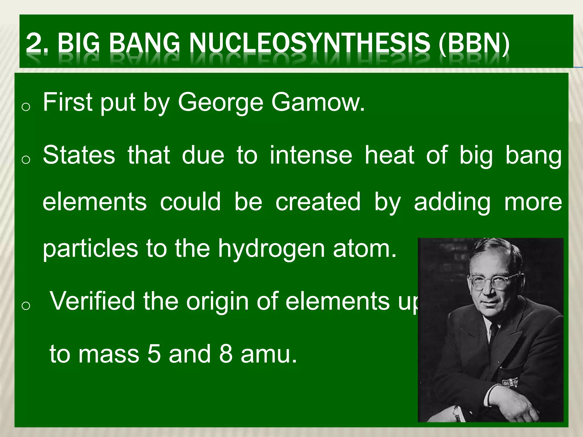 Big bang theory and its proofs | PPTX