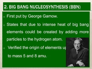 Big bang theory and its proofs | PPTX
