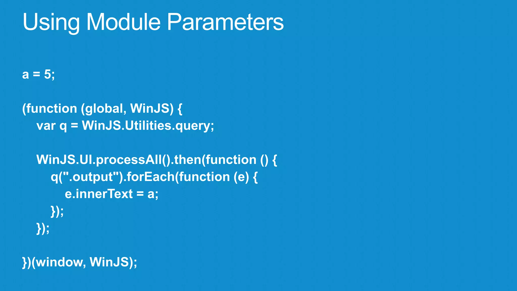 Big Bang Theory of JavaScript Metro Applications | PPTX