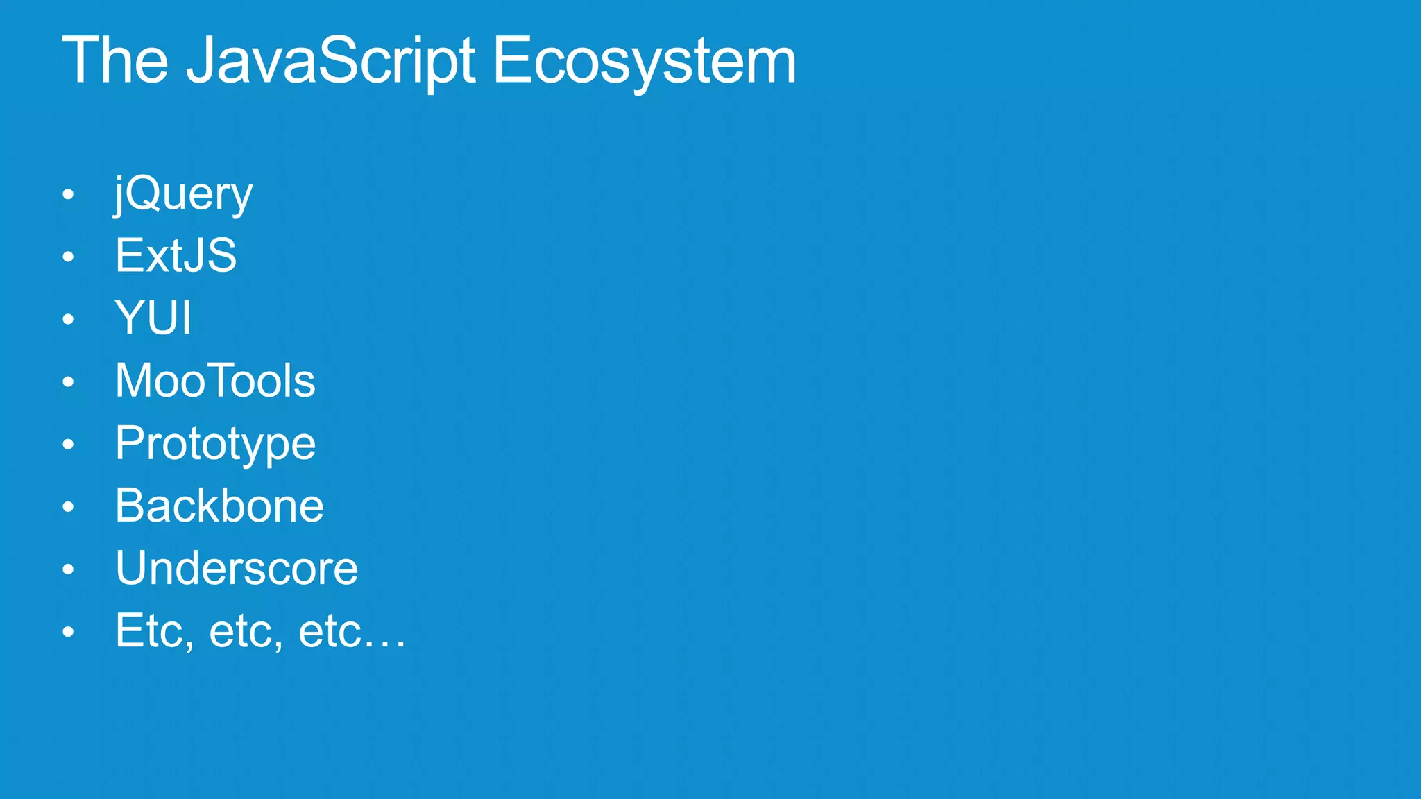 Big Bang Theory of JavaScript Metro Applications | PPT