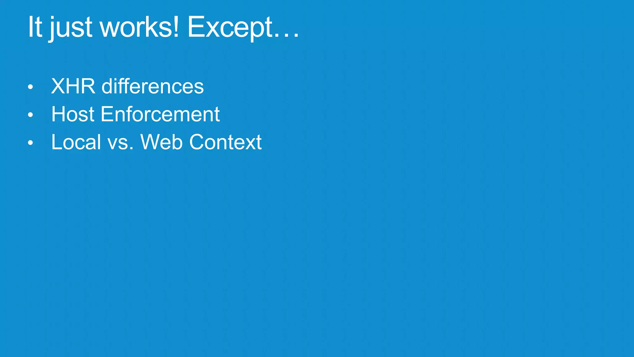 Big Bang Theory of JavaScript Metro Applications | PPT