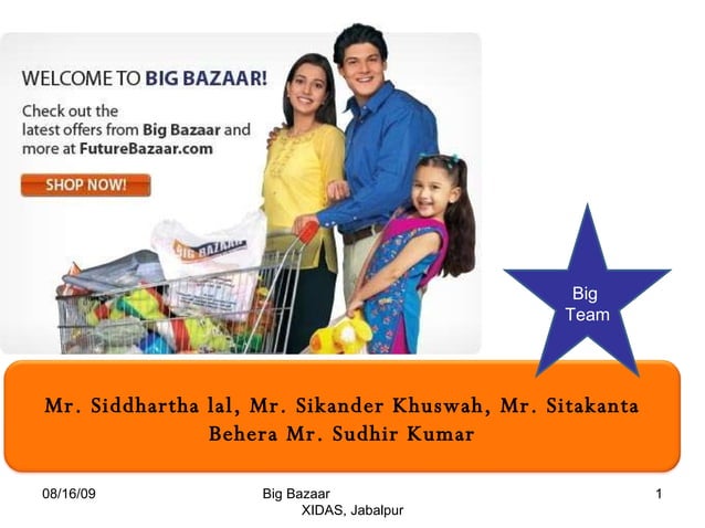 Big Bazaar Case study 2009 | PPT