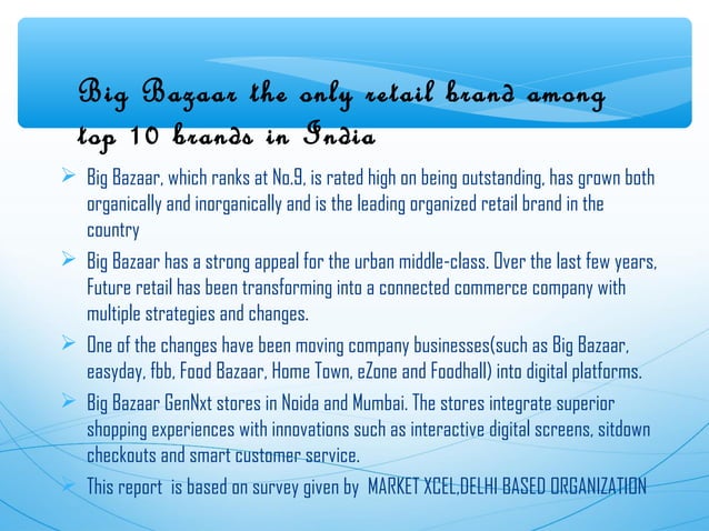 Big bazaar | PPT