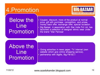 Big bazzar ppt | PPT