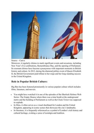 Big Ben: The Heartbeat of London Chiming through the Echoes of History ...