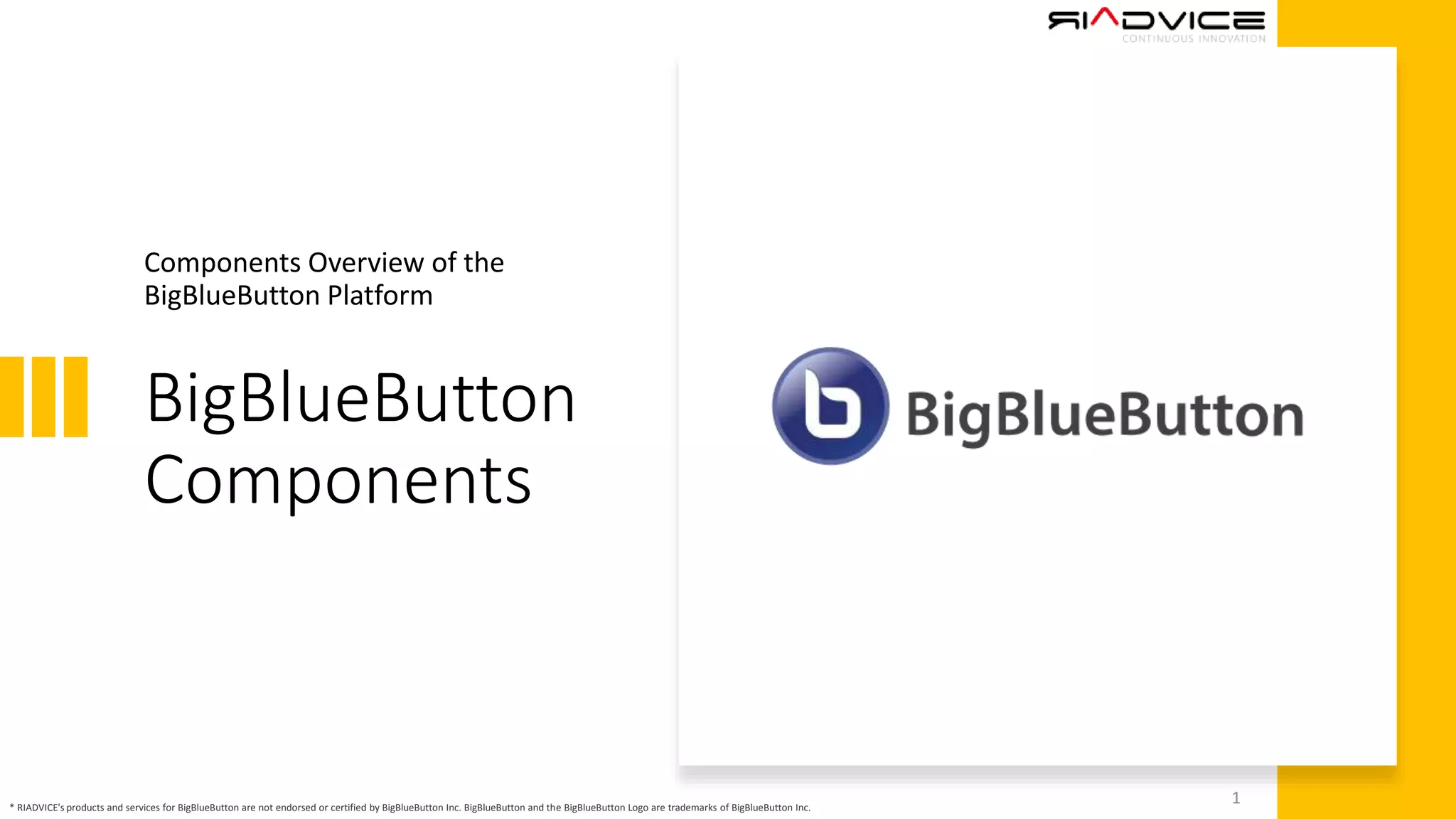BigBlueButton Platform Components | PPT