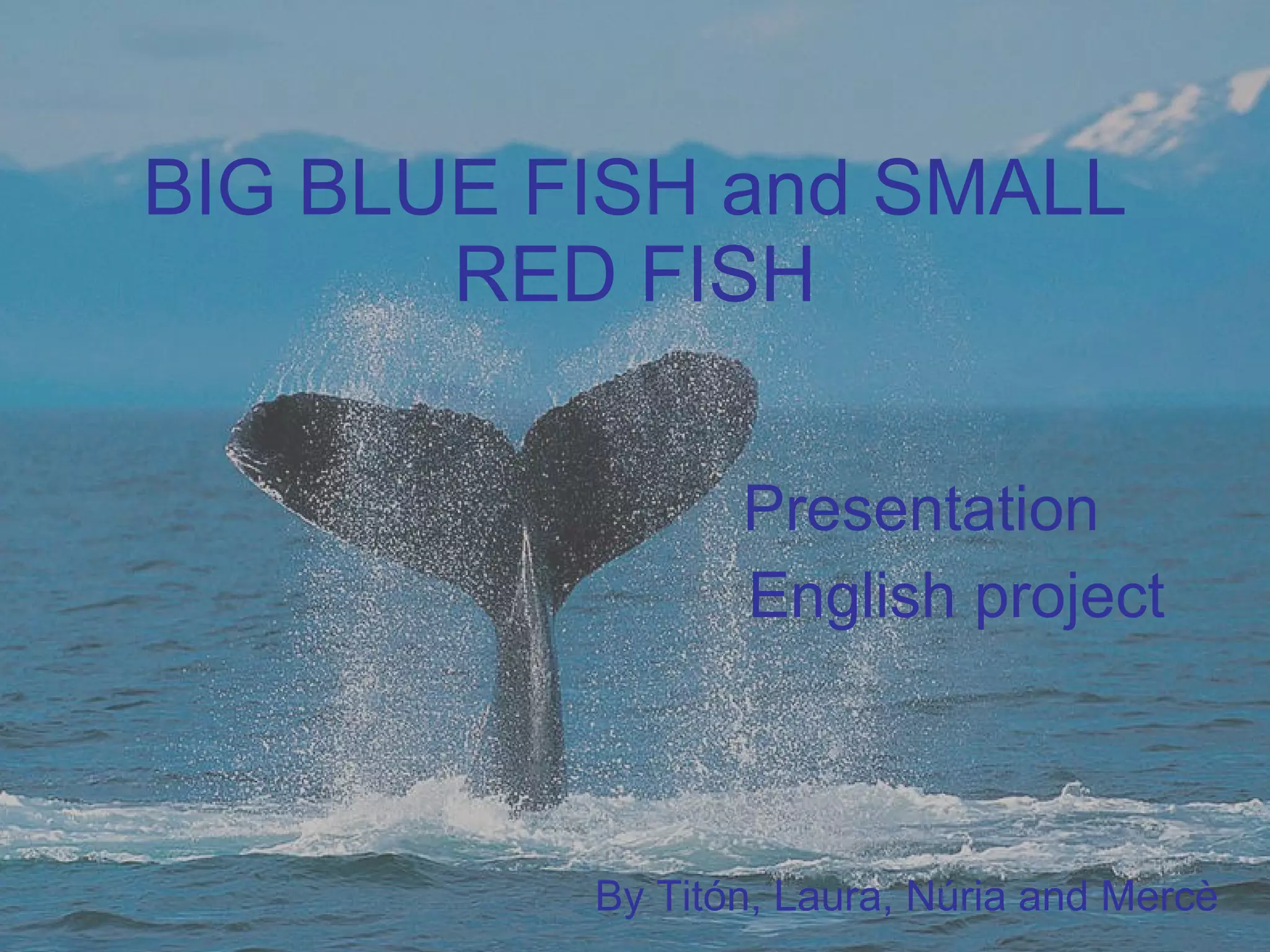 Big blue fish and small red fish | PPT