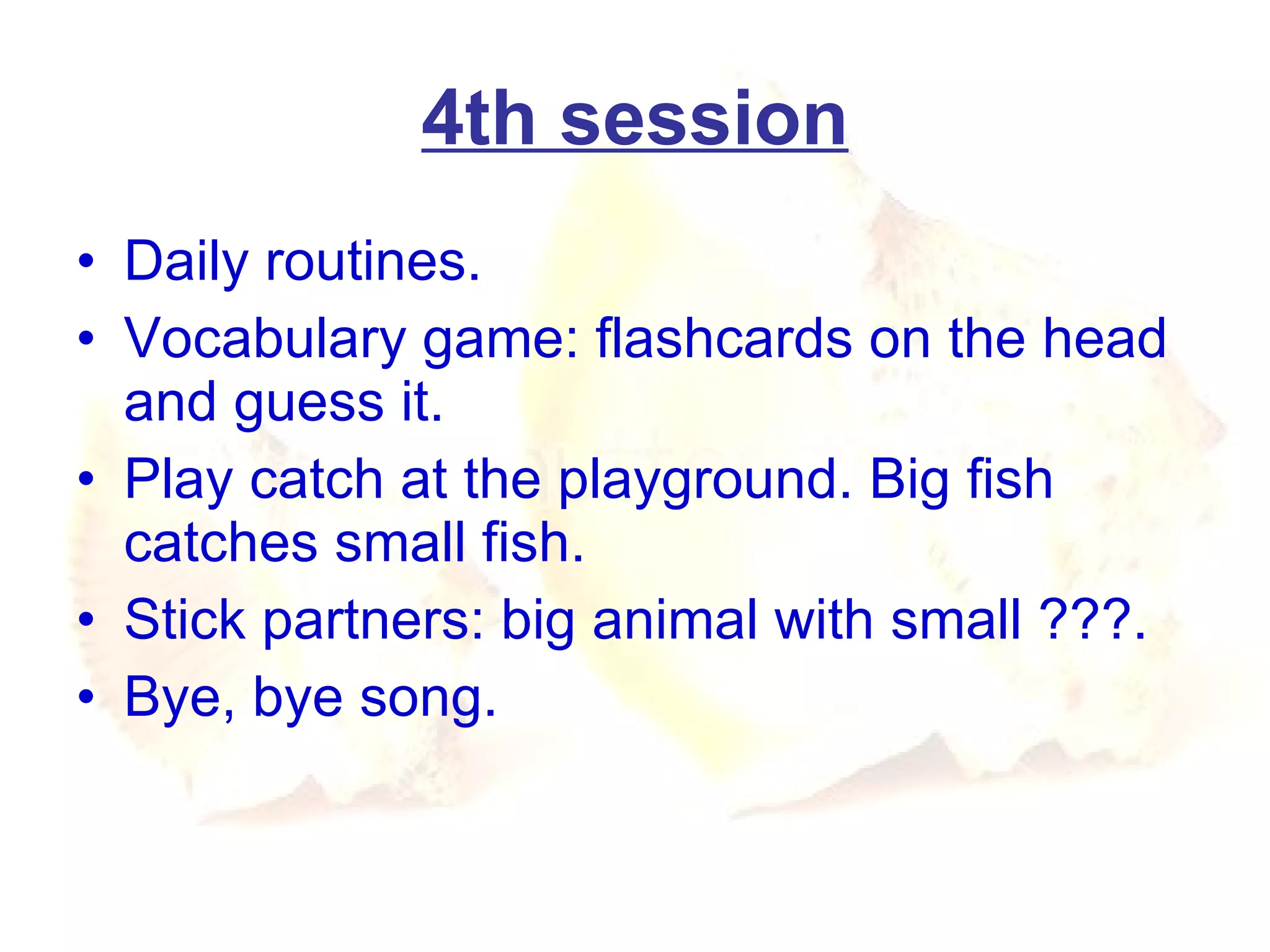Big blue fish and small red fish | PPT