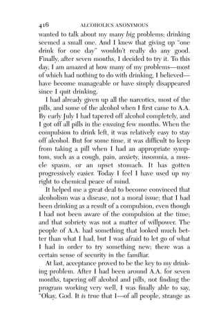 Big book Acceptance Was The Answer | PDF