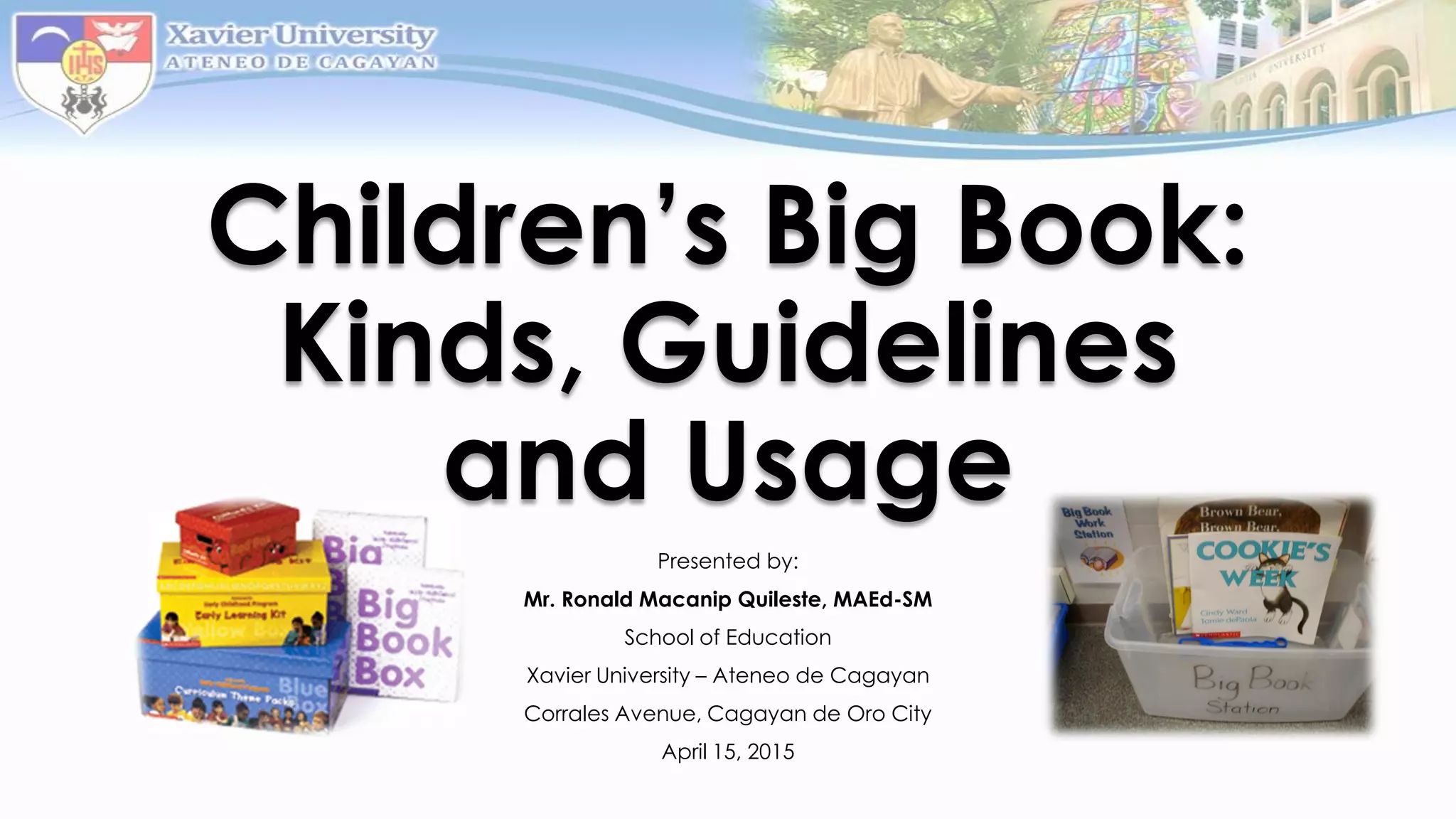 Children's Big Book: Preparation, Usage, and Guidelines | PDF