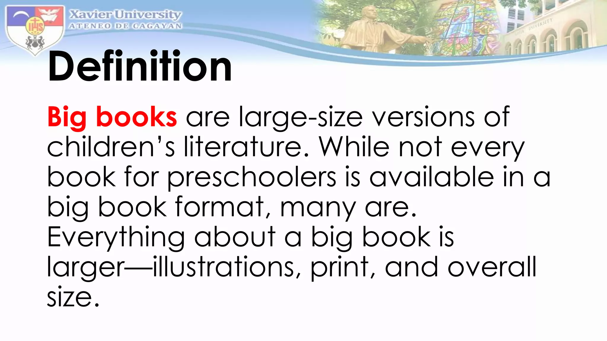 Children's Big Book: Preparation, Usage, and Guidelines | PDF