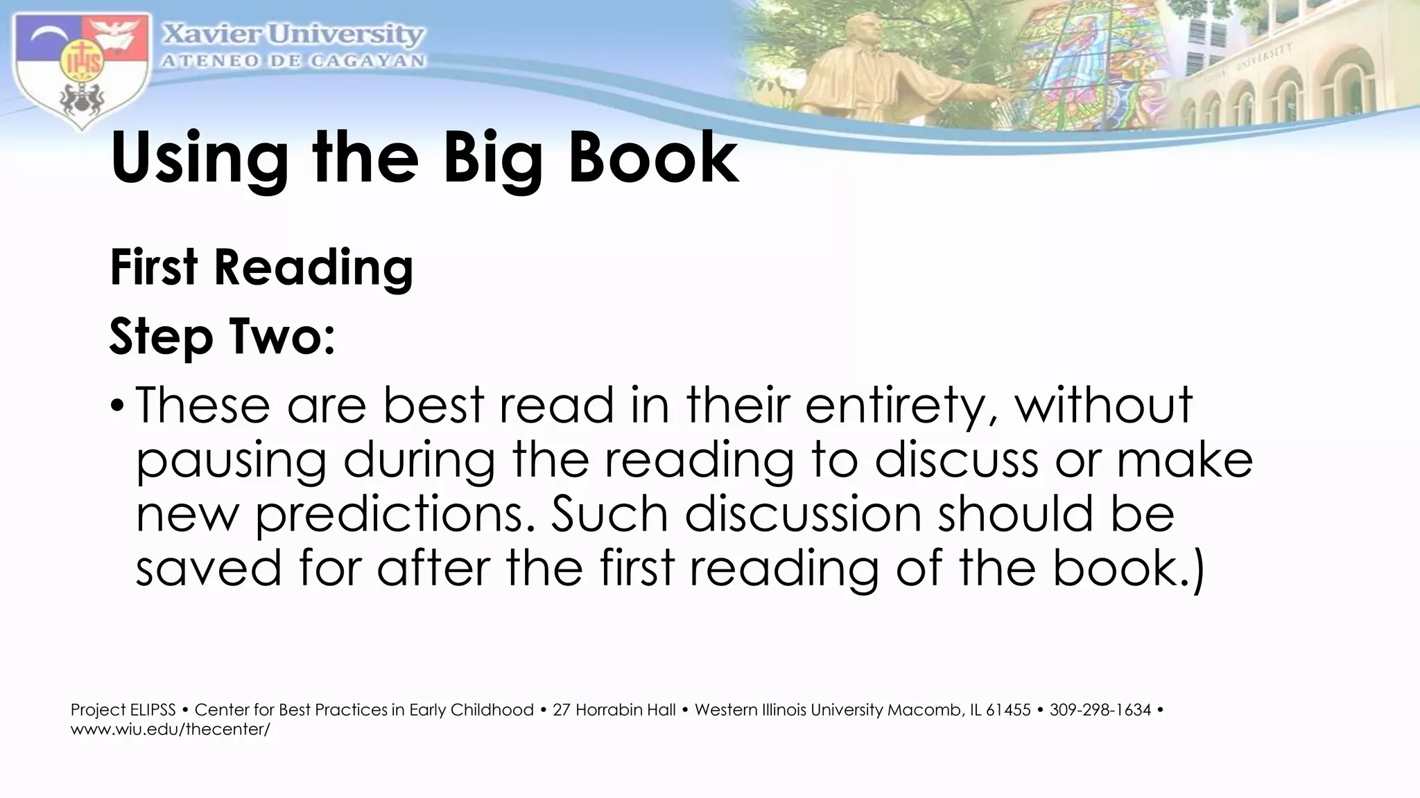 Children's Big Book: Preparation, Usage, and Guidelines | PDF