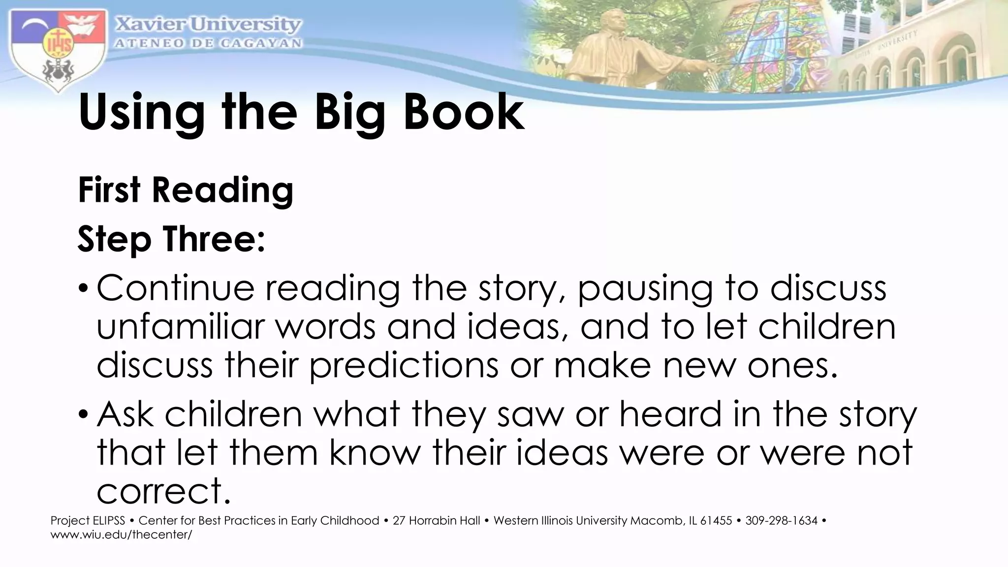 Children's Big Book: Preparation, Usage, and Guidelines | PDF