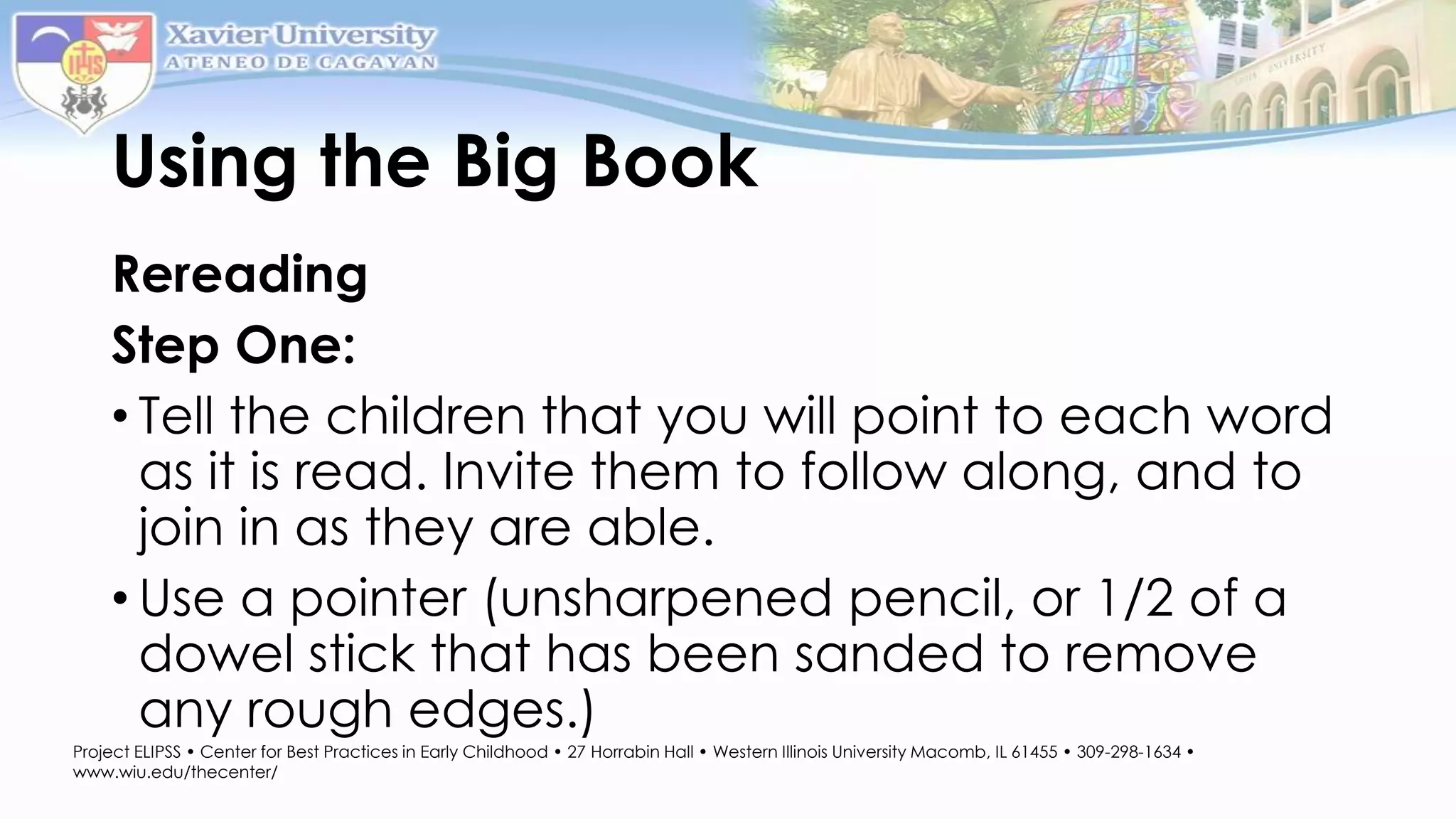 Children's Big Book: Preparation, Usage, and Guidelines | PDF