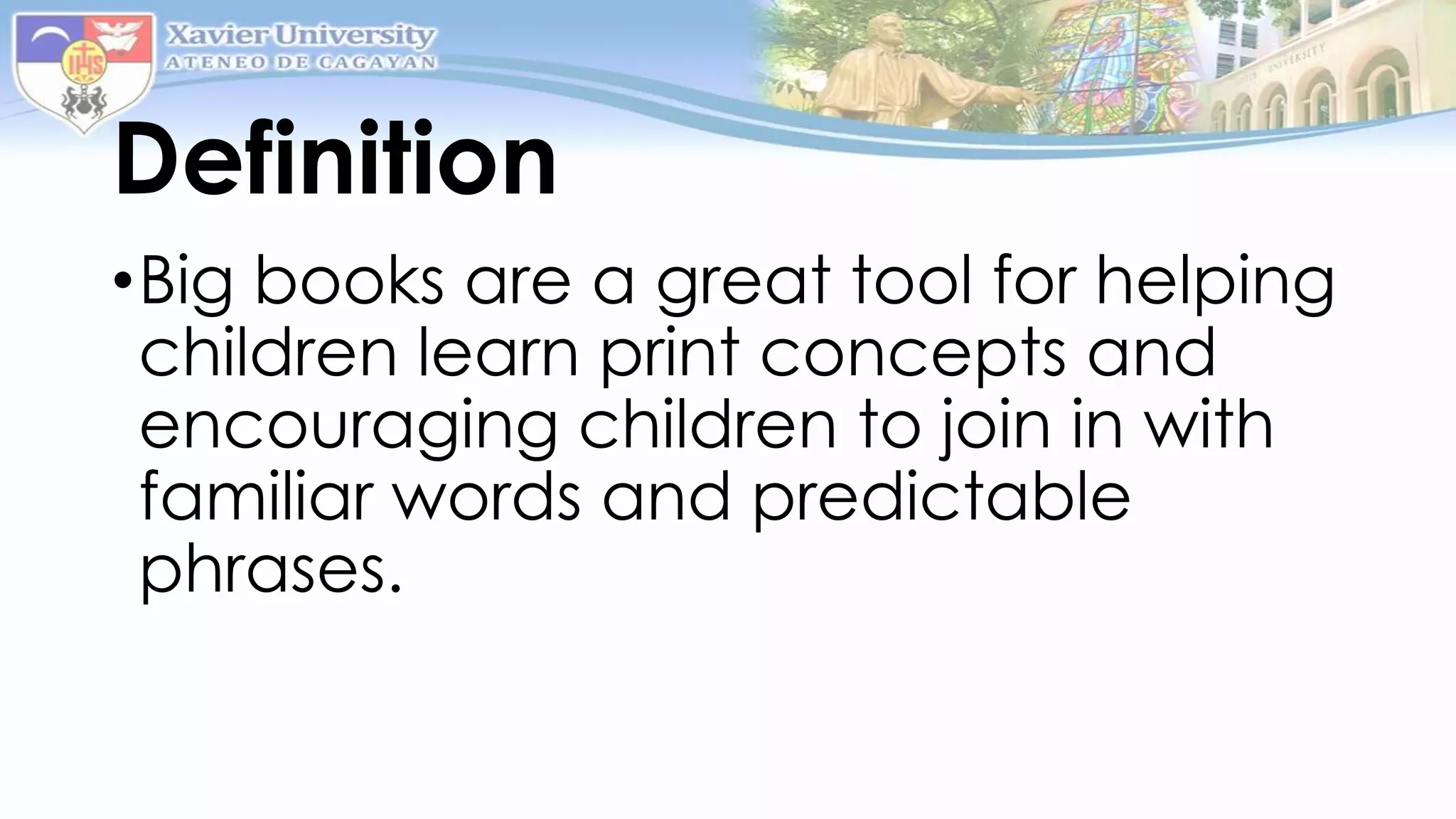 Children's Big Book: Preparation, Usage, and Guidelines | PDF