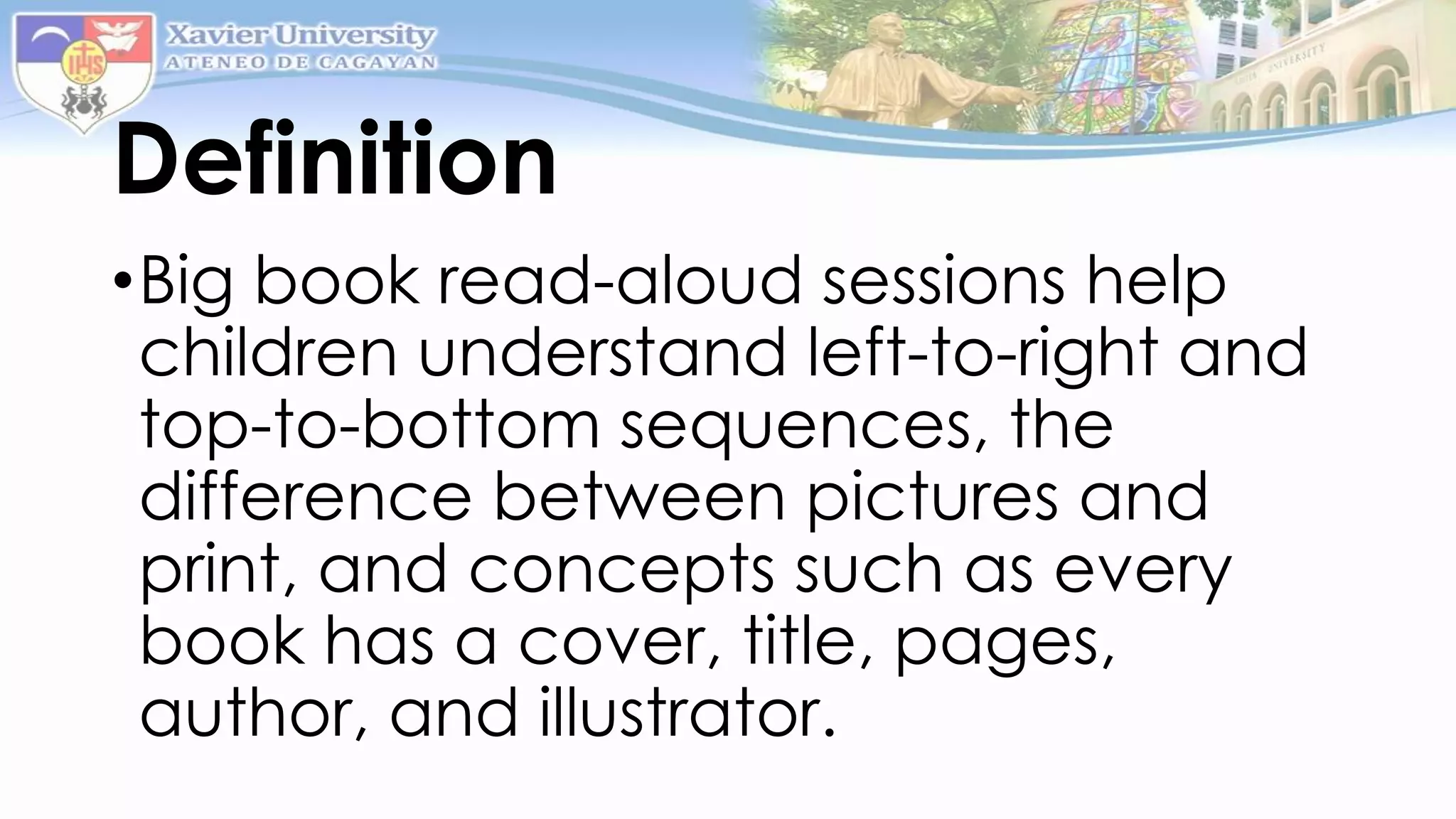 Children's Big Book: Preparation, Usage, and Guidelines | PDF