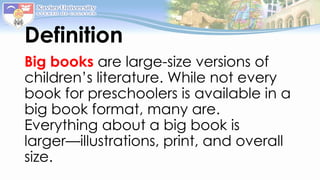 Children's Big Book: Preparation, Usage, and Guidelines | PDF