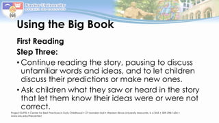 Children's Big Book: Preparation, Usage, and Guidelines | PDF