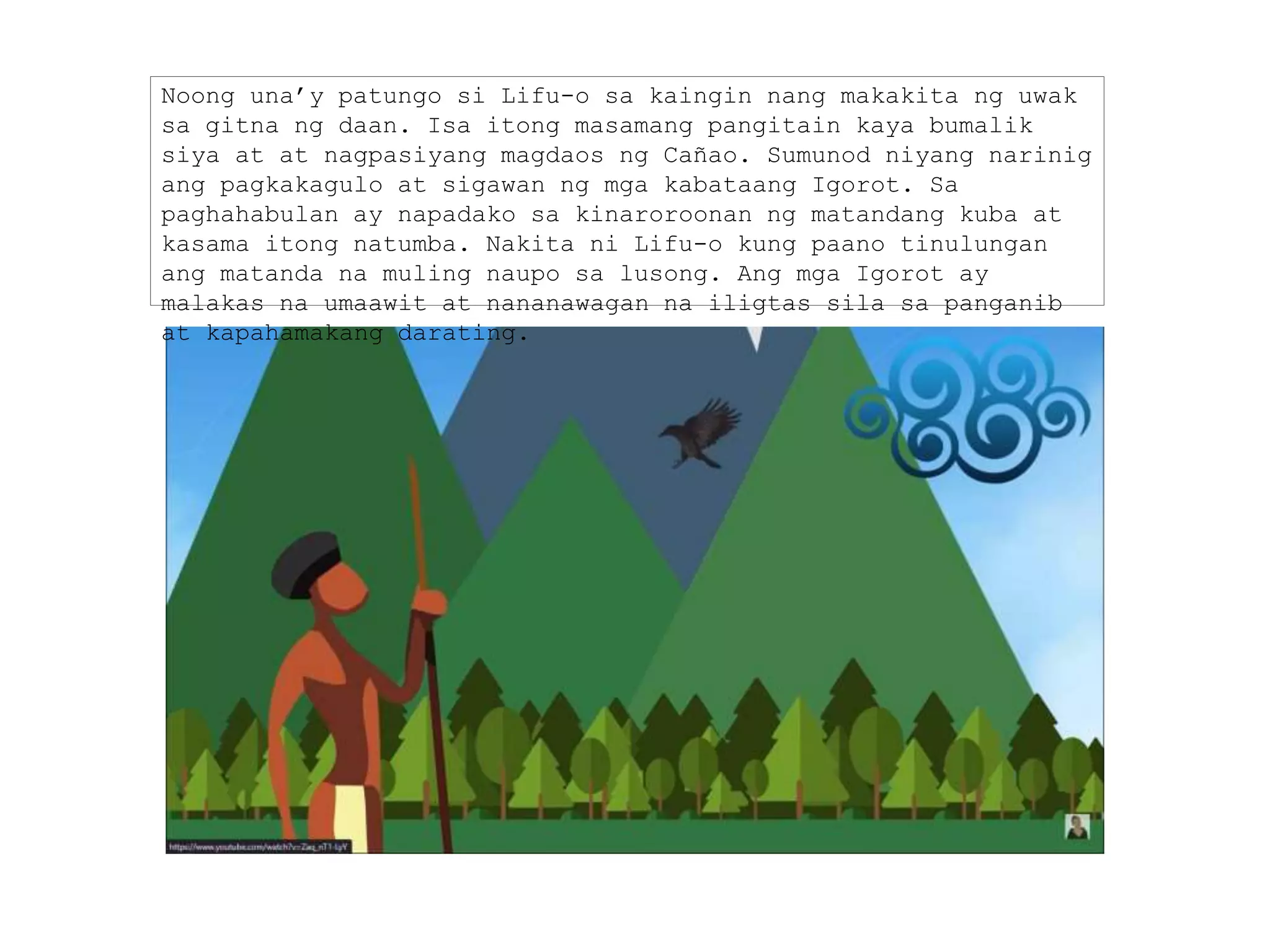 isang Matandang Kuba sa Gabi ng Cañao | PPTX