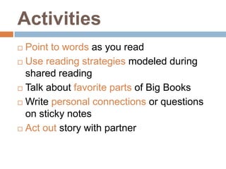 Big book work station | PPT