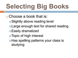 Big book work station | PPT