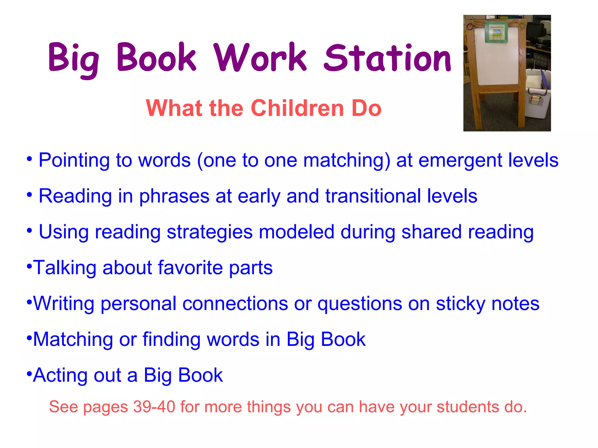 Big book workstation | PPT