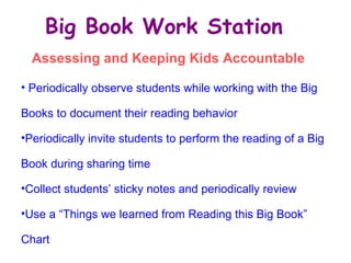 Big book workstation | PPT | Education