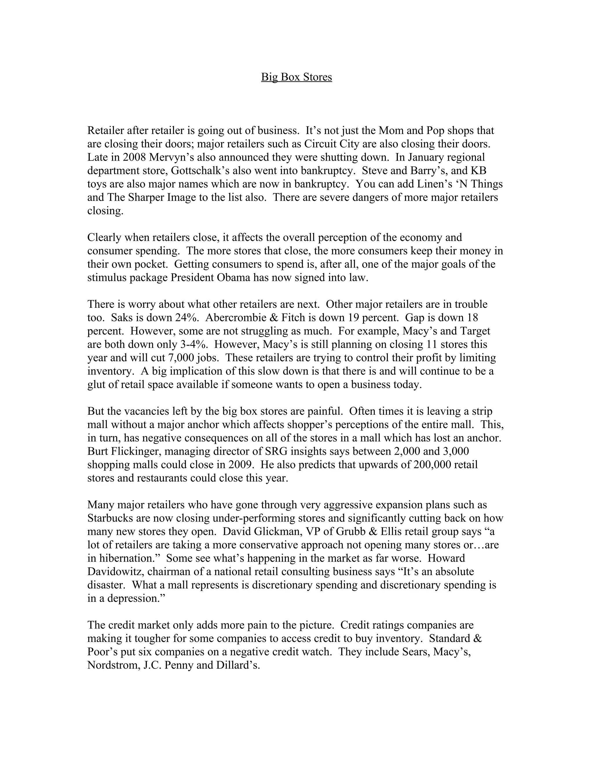 Big Box Properties | PDF | Free Download