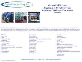 Bogner Industrial | PDF