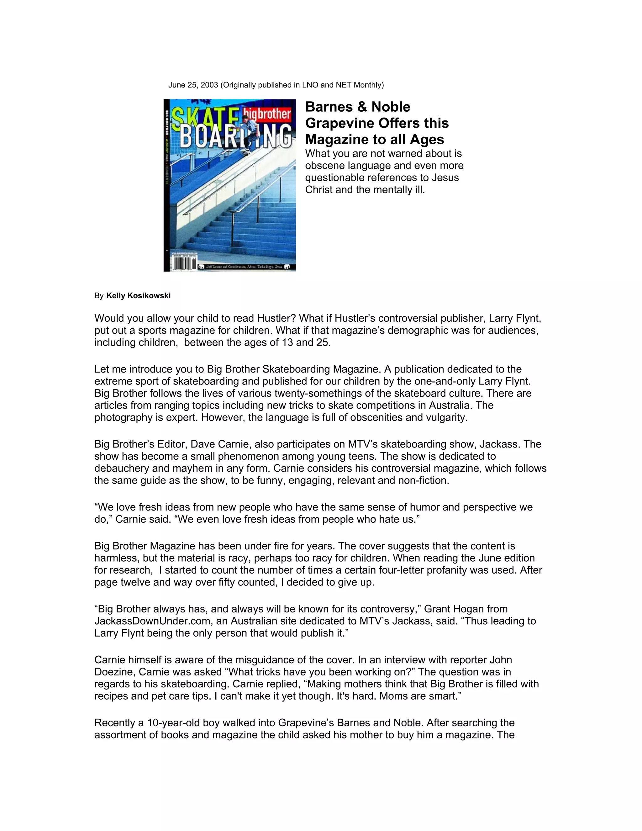 Big brother | PDF