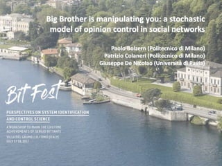 Big brother is manipulating you | PPT