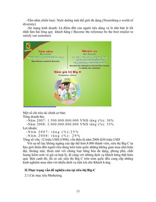 Nghiên cứu marketing tại Big c | PDF | Free Download