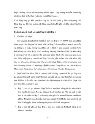 Nghiên cứu marketing tại Big c | PDF