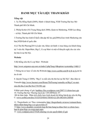 Nghiên cứu marketing tại Big c | PDF