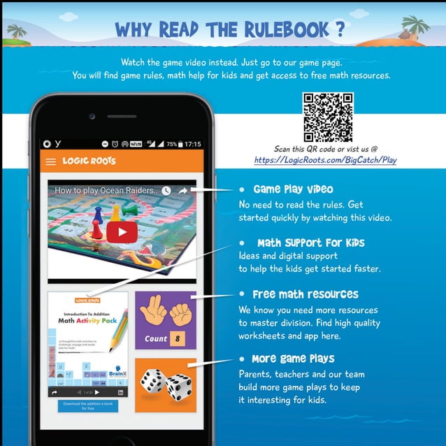 Rulebook Big Catch - Division Board Games for Kids | PDF