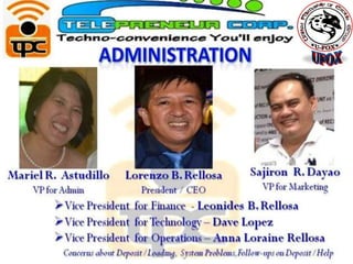 TPC Powerpoint Presentation by: UFOX TEAM | PPTX