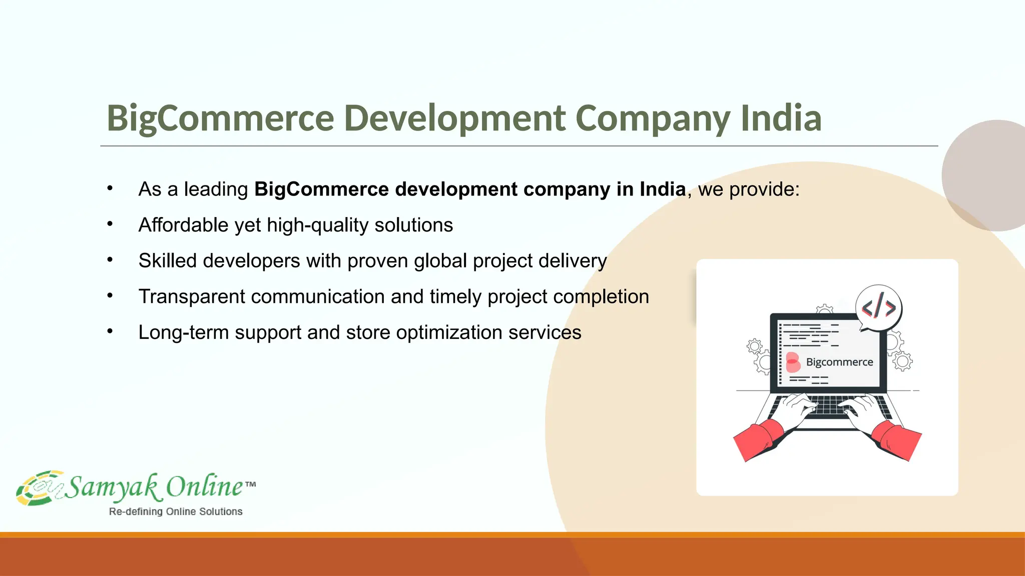 BigCommerce Development Services India – 20+ Years of Trust with Samyak Online.pptx