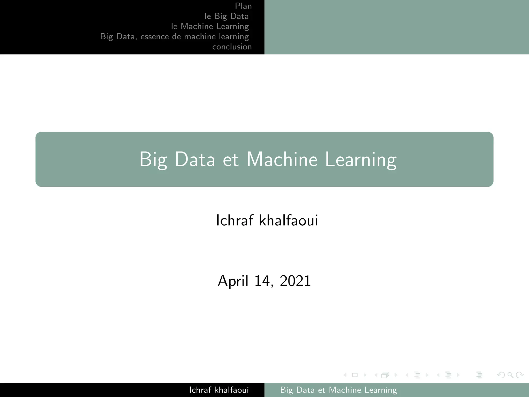 Big data et machine Learning | PPT Big data et machine Learning | PPT