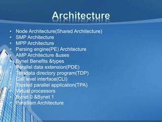 BIG DATA - TERADATA | PPT